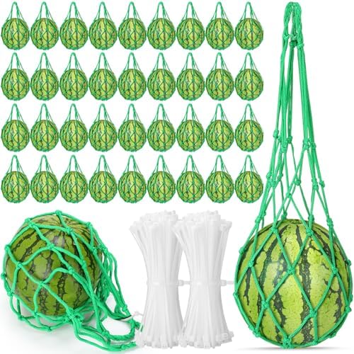 Amazon.com : Nuenen 12 Pcs Watermelon Net Melon Hammock Melon Cradle ...
