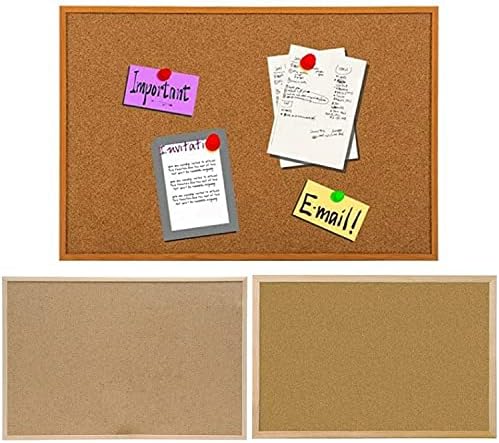 A-Z® Office Noticeboard Cork with Pine Frame Cork Notice Pin Board ...