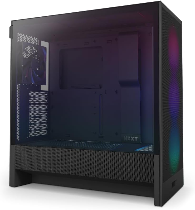 Amazon.com: NZXT H5 Flow RGB 2024 - Compact ATX Mid-Tower PC Gaming ...