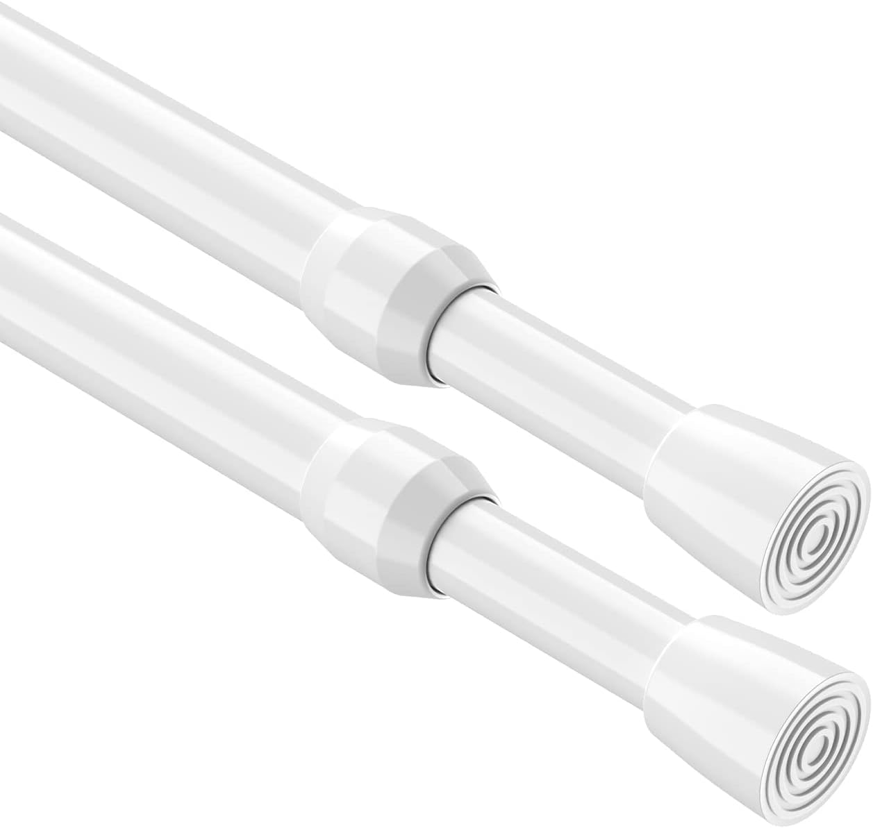Amazon.com: MEXAU 2Pack Tension Curtain Rod 26-39 inch Spring Tension ...