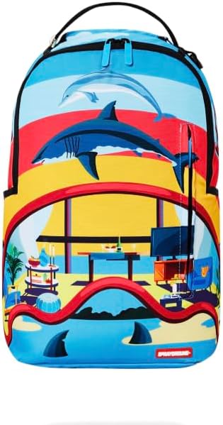 Amazon.com: SPRAYGROUND Shark Laptop Backpack, Black, 18" x 6" x 11.5 ...