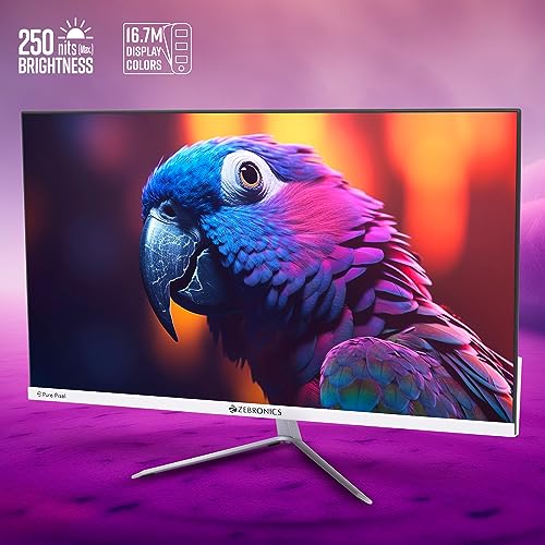 ZEBRONICS EA124 LED Monitor with FHD 1920x1080, IPS Display, 75Hz ...