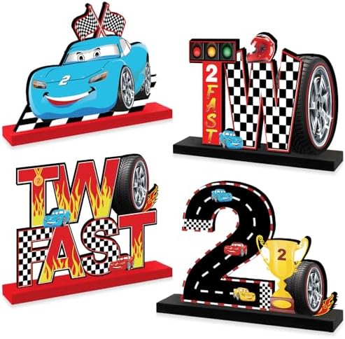 Amazon.com: 32pcs Race Car Centerpieces Sticks Racing Party ...