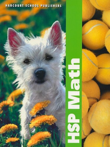 Math, Grade K: Harcourt School Publishers Math (Hsp Math 09): Hsp ...