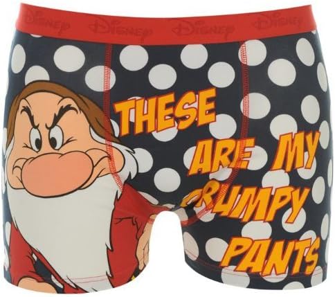Marvel Dwarf Grumpy Disney Mens Boxershorts : Amazon.co.uk: Fashion