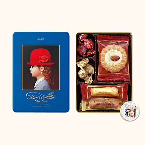 Amazon.com: Japanese Biscuit Gift Tin /Japan Cookies Gift Box (Tivolina ...