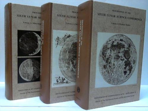 Lunar Science: Conference Proceedings: 6th, 1975 ('Geochimica et ...