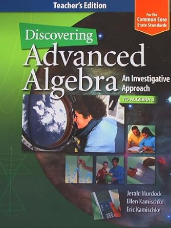 Amazon.com: Discovering Advanced Algebra, Level 2: An Investigative ...