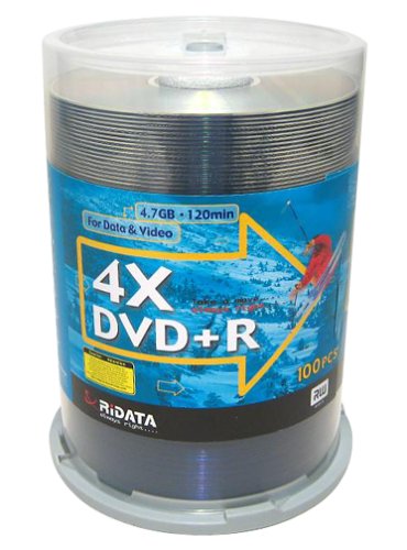 Ridata DVD+R 4x 100-pack Spindle - Buy Ridata DVD+R 4x 100-pack Spindle ...