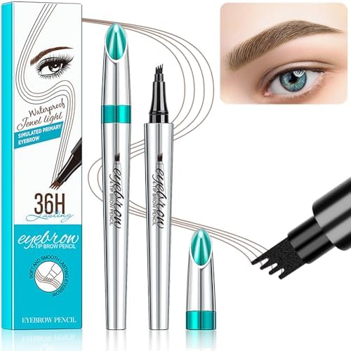Amazon.com : Magic Eyebrow Pencil, 3D 4 Tipped Precise Brow Pen ...