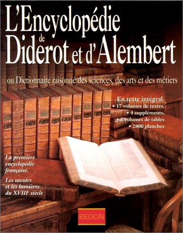 Amazon.com: ENCYCLOPEDIE DE DIDEROT ET D'ALEMBERT: 9782840000051 ...
