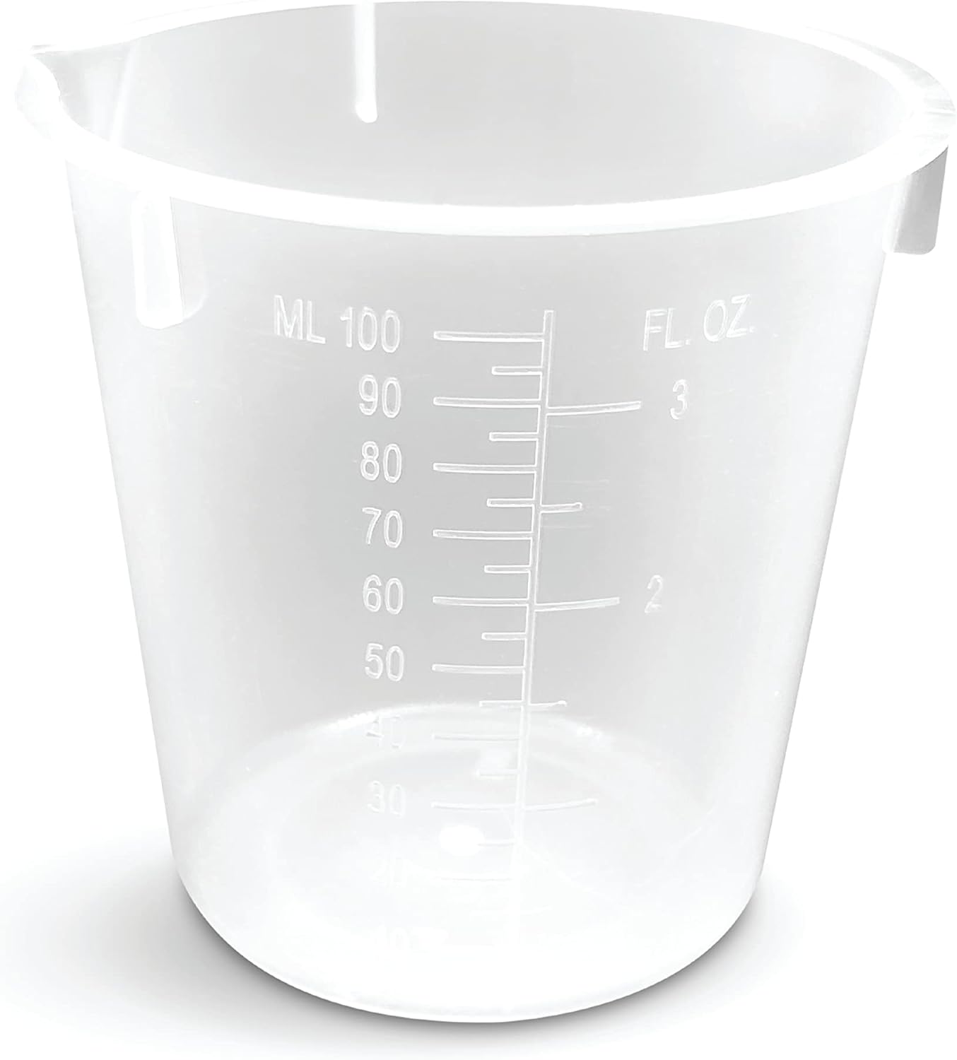 Amazon.com: Plastic Beaker 100ml Set of 100 by Maryland Plastics ...