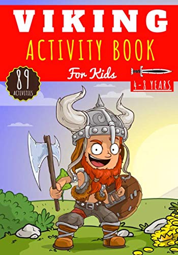 Viking Activity book: For Kids Age 4-8 Years | 89 Activities, Games and ...