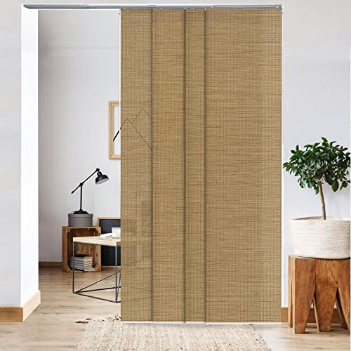 GoDear Design Deluxe Adjustable Sliding Panel Window Blind 45.8"- 86" W ...