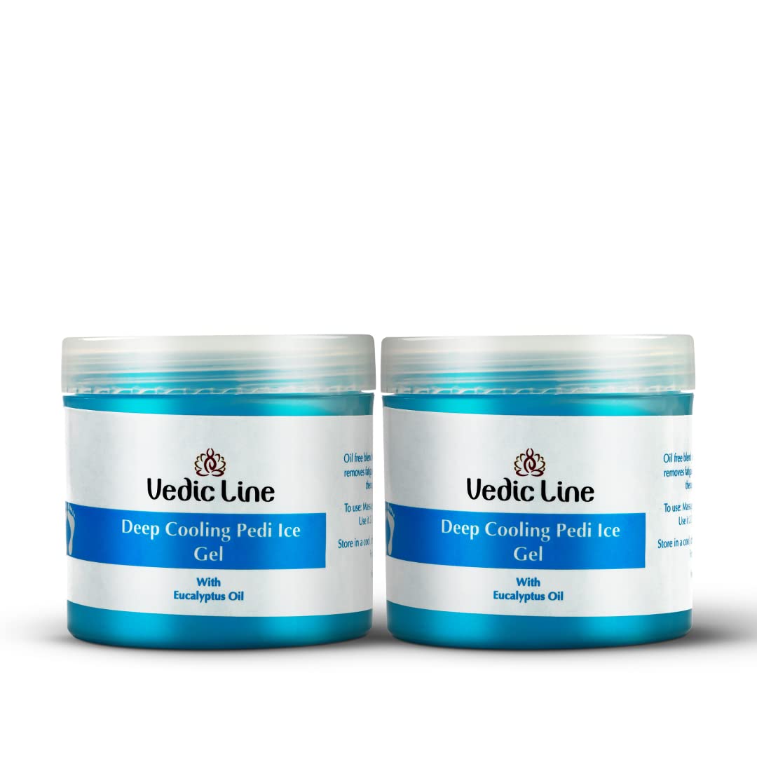 Vedicline Deep Cooling Pedi-Ice Gel, Repair Rough & Cracked Heel with ...