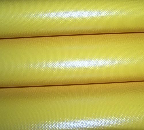 Amazon.com: Vinyl Fabric 60" Width, Yellow, 18oz. Vinyl Coated ...