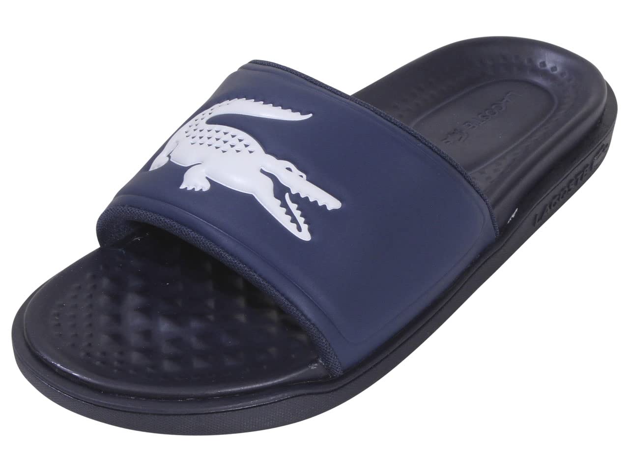 Amazon.com | Lacoste Men's Croco Slide Sandal | Sandals