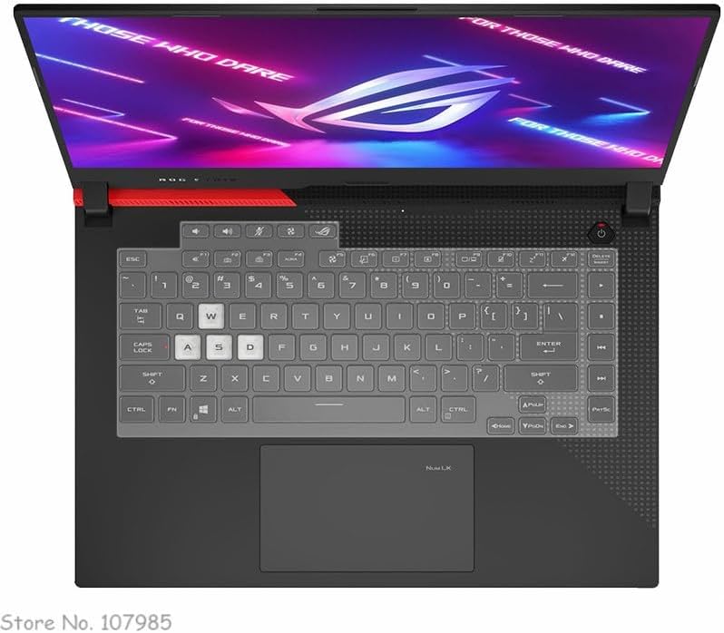 RAYA Silicone Keyboard Cover for ASUS ROG Strix G15 and ASUS ROG Strix ...