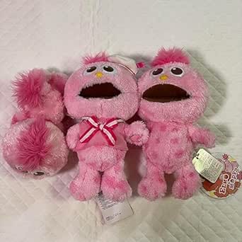 Amazon.co.jp: USJ Sesame Street Moppy Plush Toy Set of 3 : Toys & Games