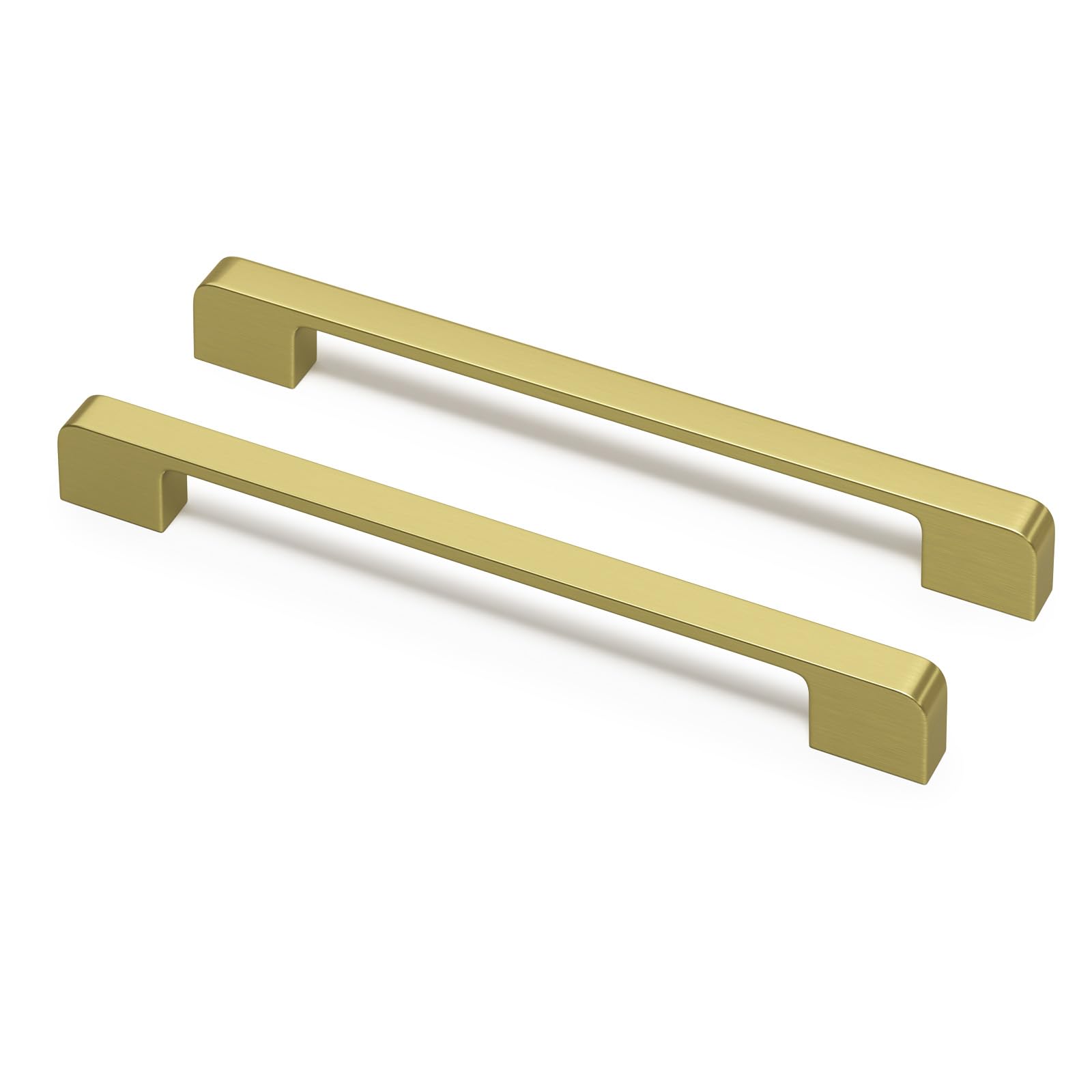 Snapklik.com : Rergy 10 Pack Gold Cabinet Pulls Brushed Brass Cabinet ...