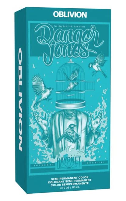Amazon.com : Danger Jones Semi-Permanent Hair Color (Oblivion - Teal ...
