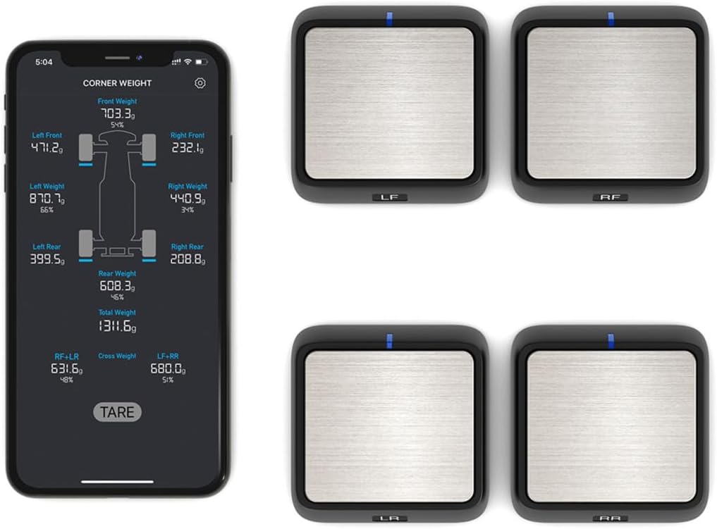 Amazon.com: SKYRC Wireless Corner Scale Setup System for RC Cars : Toys ...