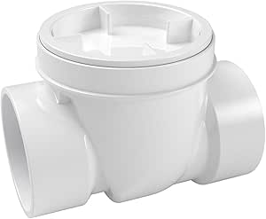 Amazon.com: 3 Inch PVC Backwater Valve, 3 Inch Back Flow Preventer ...