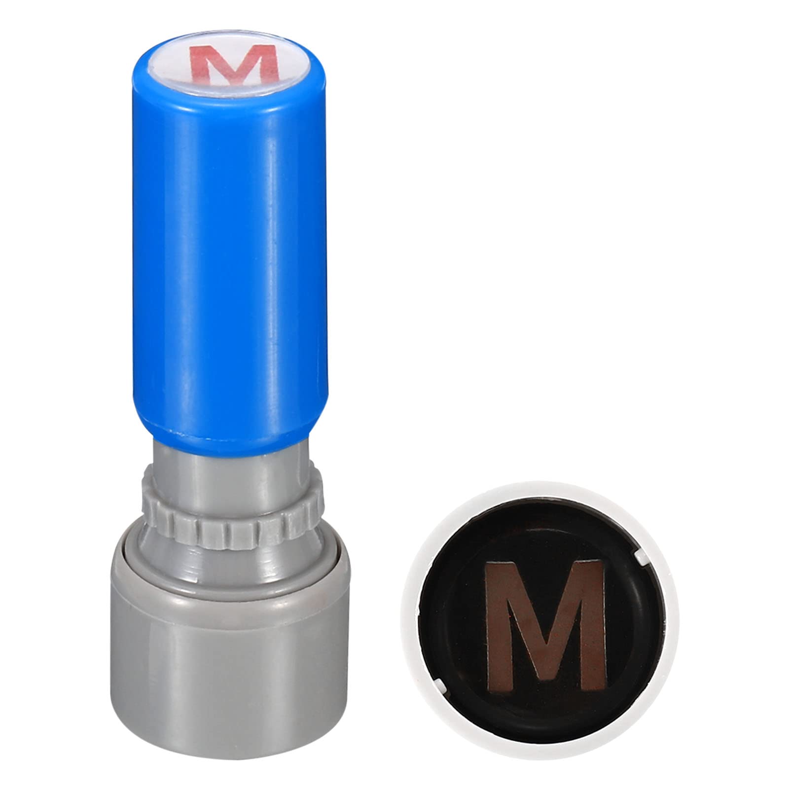 Amazon.co.jp: PATIKIL レタースタンプセルフインキング キャラクターM プラスチック 小さなアルファベットスタンプ イニシャルスタンプ ミニスタンパーセット 教室スクラップ ...