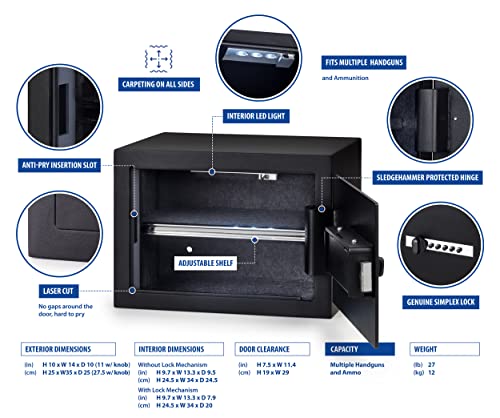 Snapklik.com : Viking Safe VS-25SX Mechanical Safe Simplex Safe Simplex ...