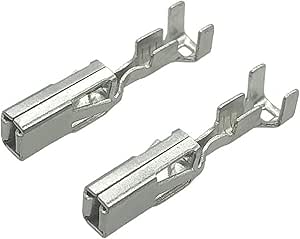 Amazon.com: ImBros 50/100/200 Pcs Car Splices Female Wire Terminal Crimp Cable Pins Fit ...