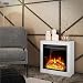 Amazon.com: Ameriwood Home Fillmore Fireplace Mantel, Ivory Oak : Home ...