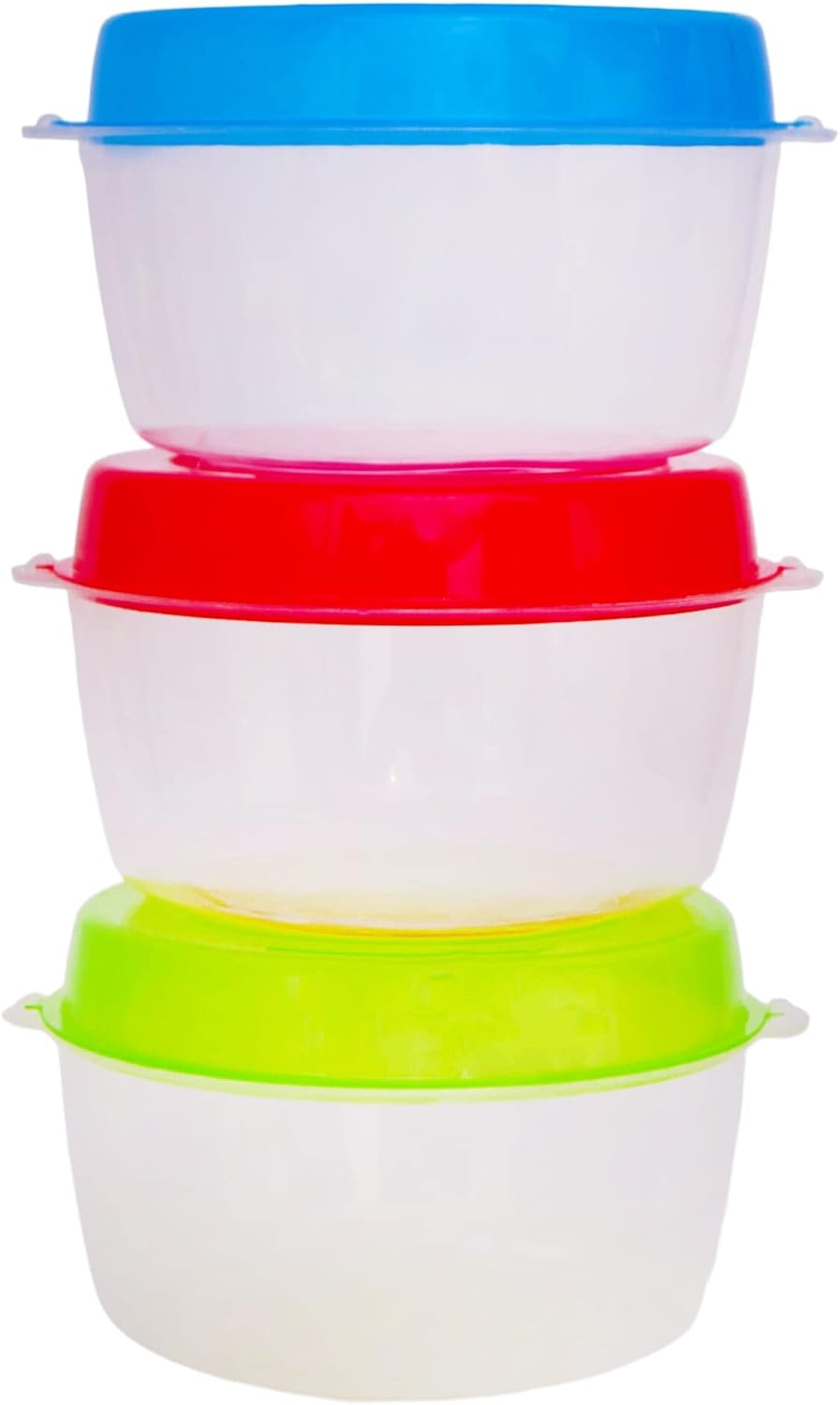Lot of 3 Plastic Fridge Round Condo 700ml - Multicolored 32: Buy Online at Best Price in Egypt ...