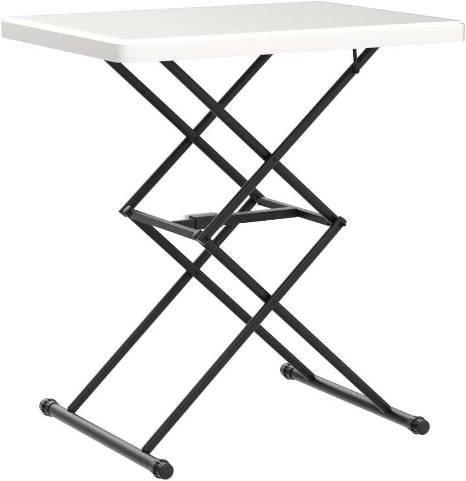 Amazon.com: TRY & DO Height Adjustable Folding Table,TV Tray,Indoor ...