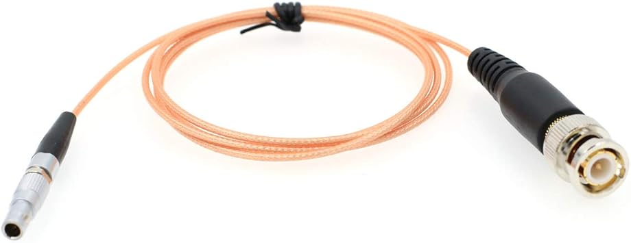 Amazon.com: DRRI Nor1438 Cable, 4pin Male BNC Timecode Cable for RED ...