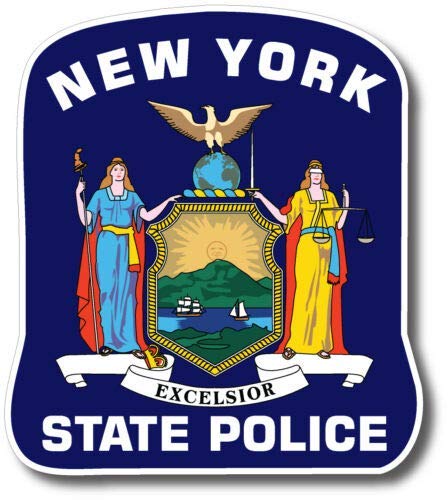 Amazon.com: New York State Police Trooper Sticker Graphic - Die Cut ...