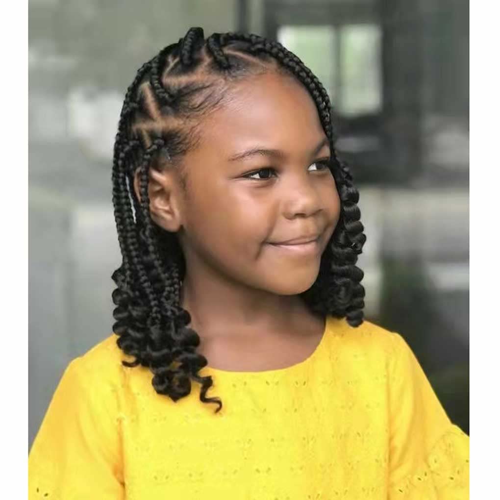 Amazon.com : 7 Packs Crochet Box Braids Curly Ends 10 Inch, Braid ...