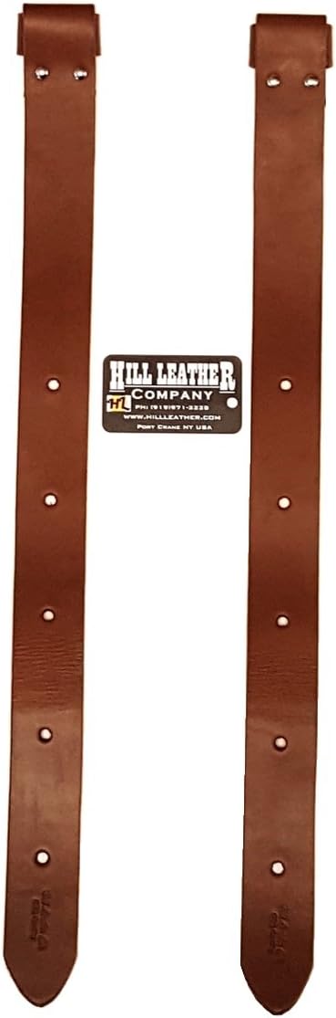 Set of 2 Leather Rear Saddle Flank Cinch Billet W/Loop - Western Saddle ...