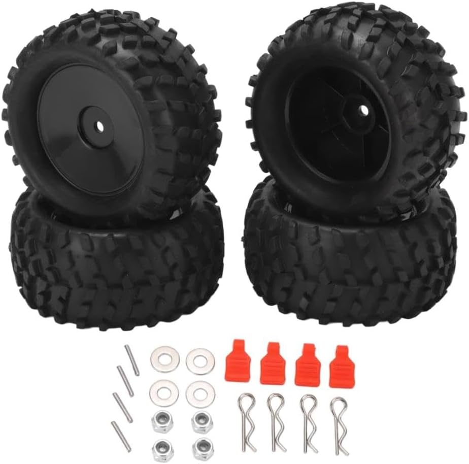 Amazon.com: Upgrade Your Off-Road RC Car withRubber Tires and Wheel ...