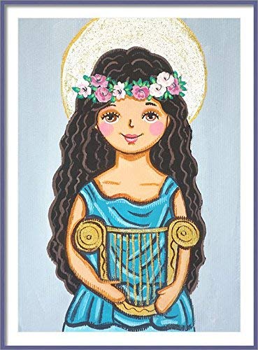 Amazon.com: Saint Cecilia print St Cecilia print St Cecilia painting ...