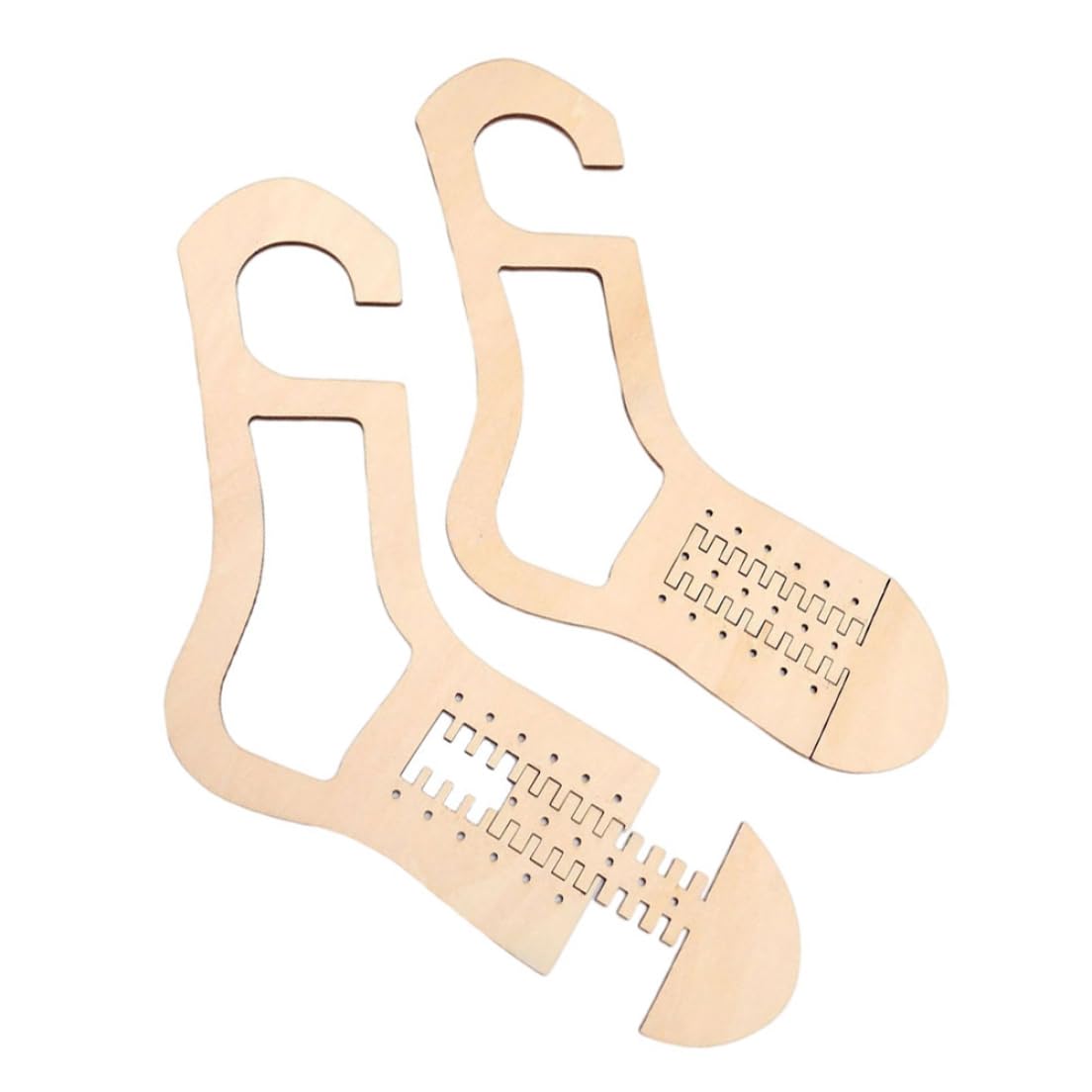 Wedhapy Wooden Sock Blockers Knitting Sock Blocker Sock Blockers with ...