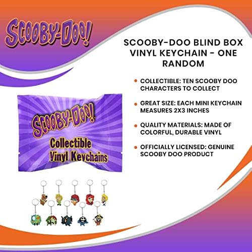 Scooby Doo Blind Box Vinyl Keychain - One Random Mini Mystery Figure ...