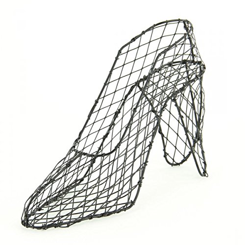 Buy 8.5"L x 6"H Black Wire High Heel Shoe Online at Low Prices in India ...