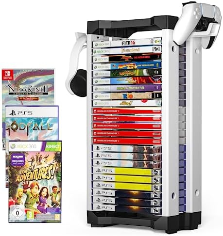 Amazon.com: Skywin-Video Game Storage Stand Tower, Video Game Storage ...