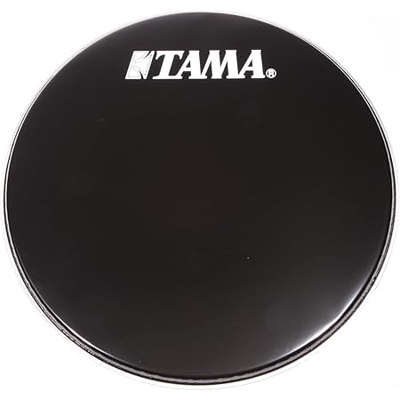Amazon.com: TAMA Bass Drum Front Head 22", Black w Logo (BK22BMWS ...