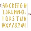 Amazon.com: 279 Pieces 2 Inch A-Z Flock Letters Transfer Letters for ...