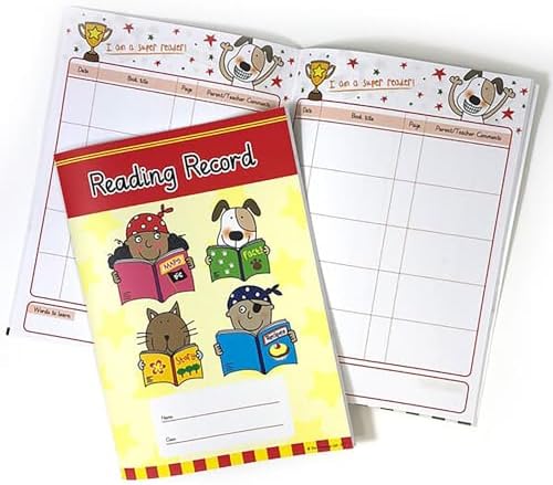 2 Pedagogs Reading Record Book Comprehension Childrens Pupils School ...