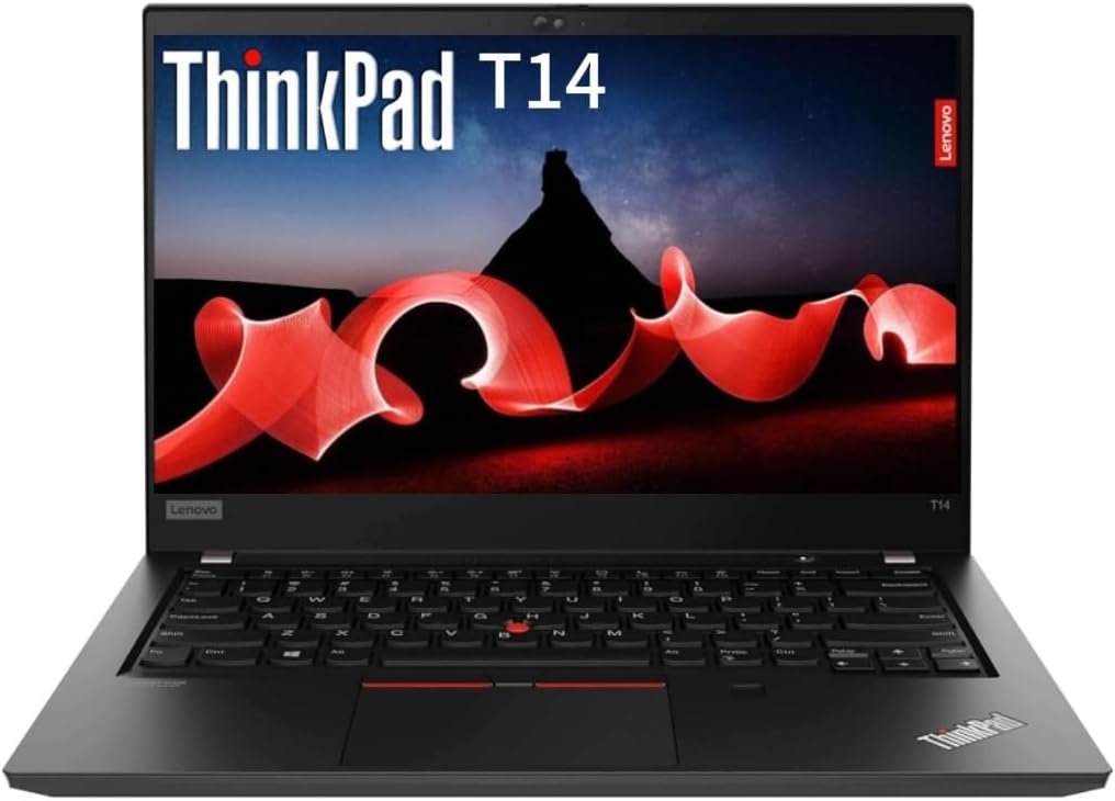 Amazon.com: Lenovo ThinkPad T14 Business Laptop, 14” WUXGA Display ...