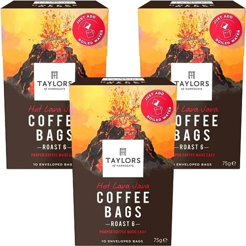 Amazon.com: Taylors of Harrogate Hot Lava Java Coffee Bags (10 ...