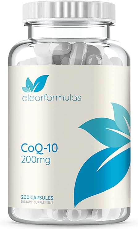 Amazon Clear Formulas CoQ10 200mg 200 Capsules Quick Absorption Non GMO Health Household amazon-clear-formulas-coq10-200mg-200-capsules-quick-absorption-non-gmo-health-household