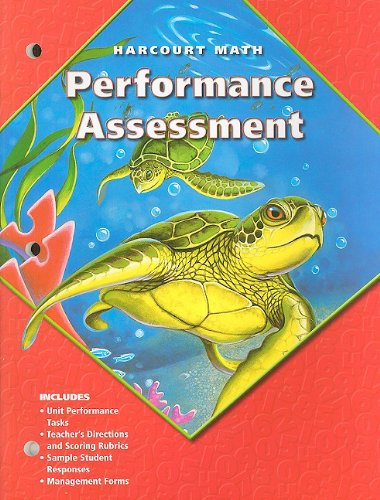 California Harcourt Math Performance Assessment: Grade 4: Harcourt: 9780153368622: Amazon.com: Books